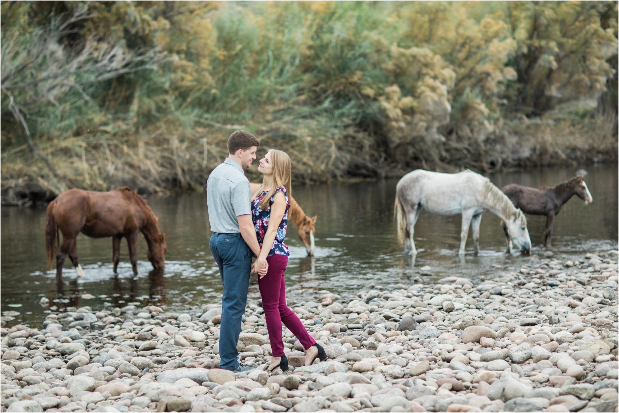 Salt River Arizona Engagement, Coons Bluff Salt River Engagement ...